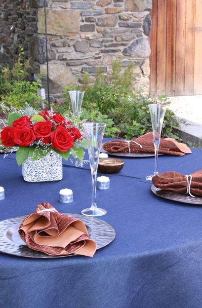 We Rent Linens, Denim Table Linen - Friedens, PA - Olde Earth